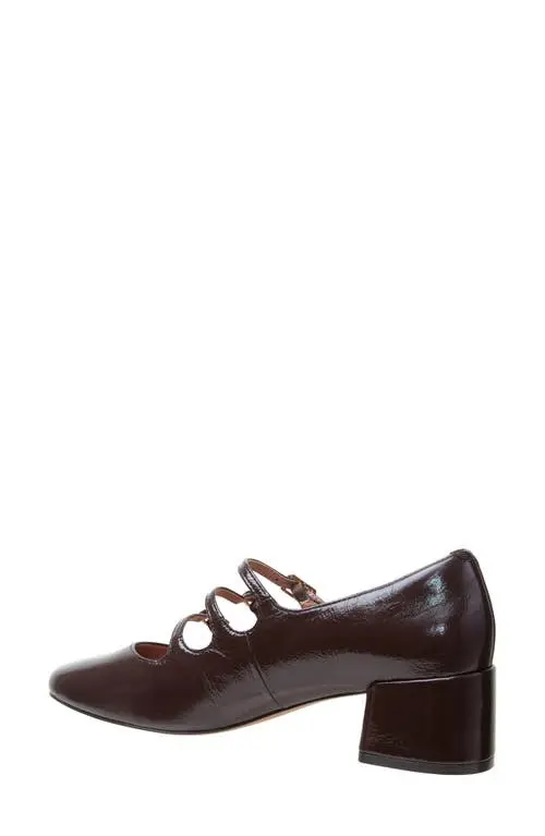 Linea Paolo Mariana Mary Jane Pump - Chocolate