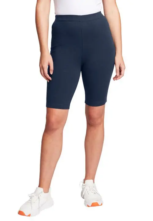 JUNE + VIE Classic Bike Shorts - Navy