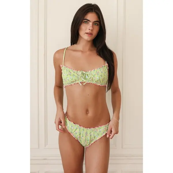 DIPPIN DAISY'S Bonita Ruffled Bikini Top - Melodie