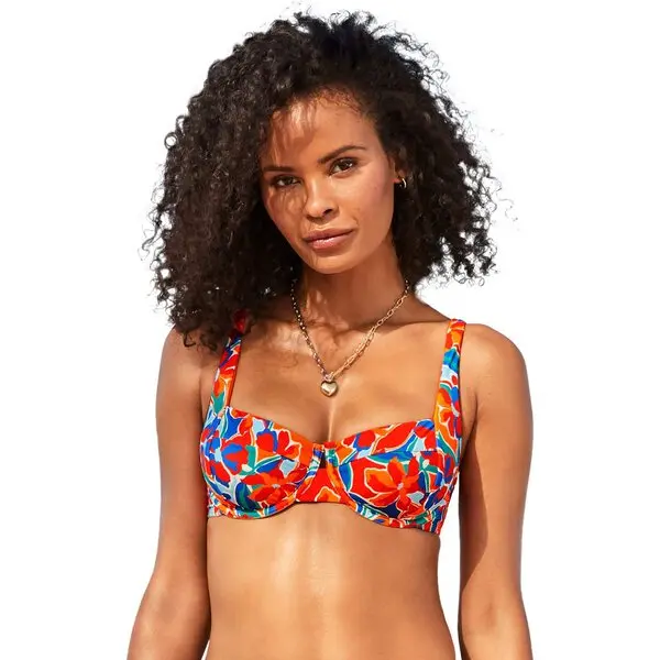 SWIMSUITS FOR ALL Essential Sweetheart Underwire Bikini Top - Paradise Primary