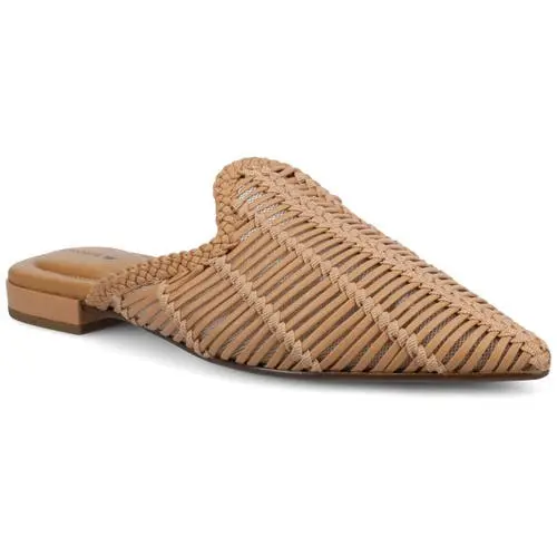 BIRDIES The Goldfinch Woven Slides - Toffee