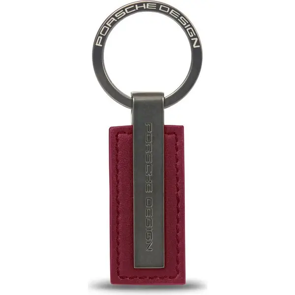 Porsche Design Key Ring Metal Bar - Carmine Red