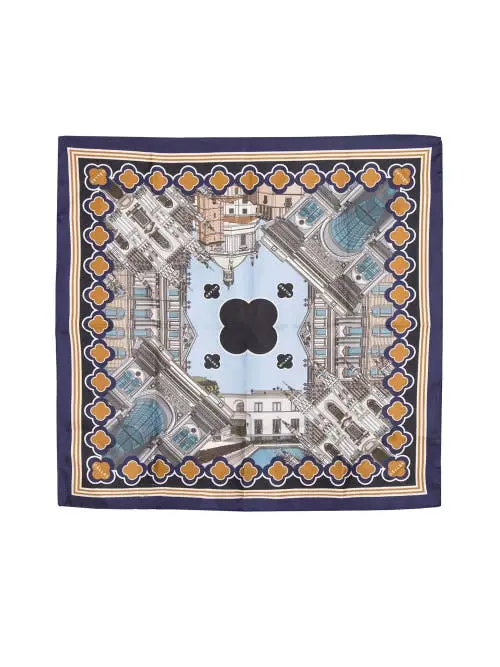 CALLAS MILANO Milan Silk Scarf - Blue