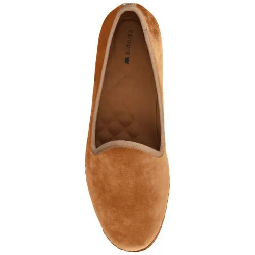 BIRDIES The Heron Velvet Loafers - Heron Tan Velvet