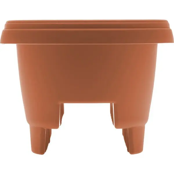 BLOEM 12" Modica Deck Rail Round Planter