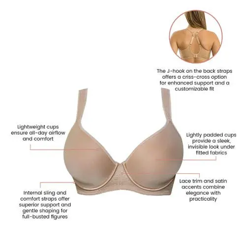 Parfait Bliss Molded Spacer T-shirt Bra - Warm Sand
