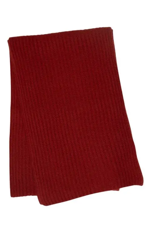 Gorski Cashmere Knit Scarf - Red