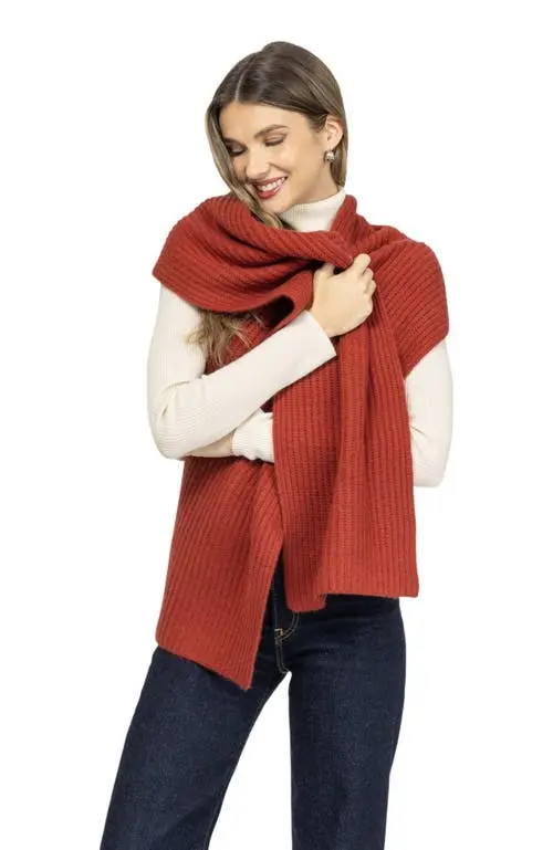 Gorski Cashmere Knit Scarf - Red