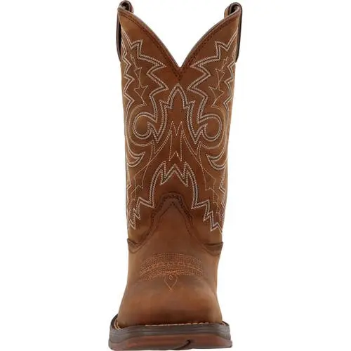 Durango Steel Toe Western Boots - Brown