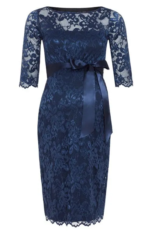 TIFFANY ROSE MATERNITY Amelia Maternity Dress - Navy