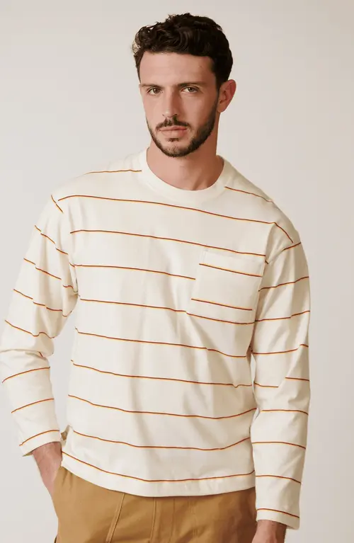 LEISURE LAB Long Sleeve Box T - Caspian