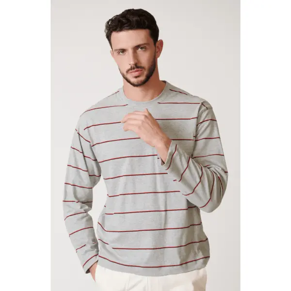 LEISURE LAB Long Sleeve Box T - Wolf