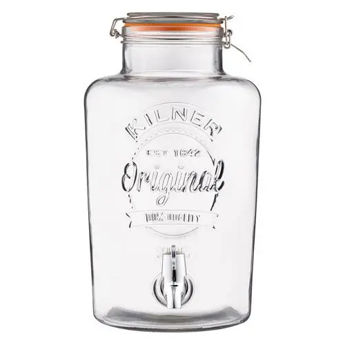 KILNER 2.1 Gallon Drink Dispenser - Clear