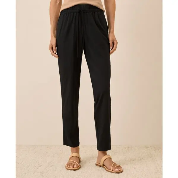 PACT Organic Cotton Twill Drawstring Pant - Black