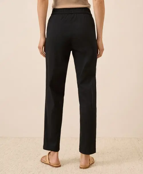 PACT Organic Cotton Twill Drawstring Pant - Black