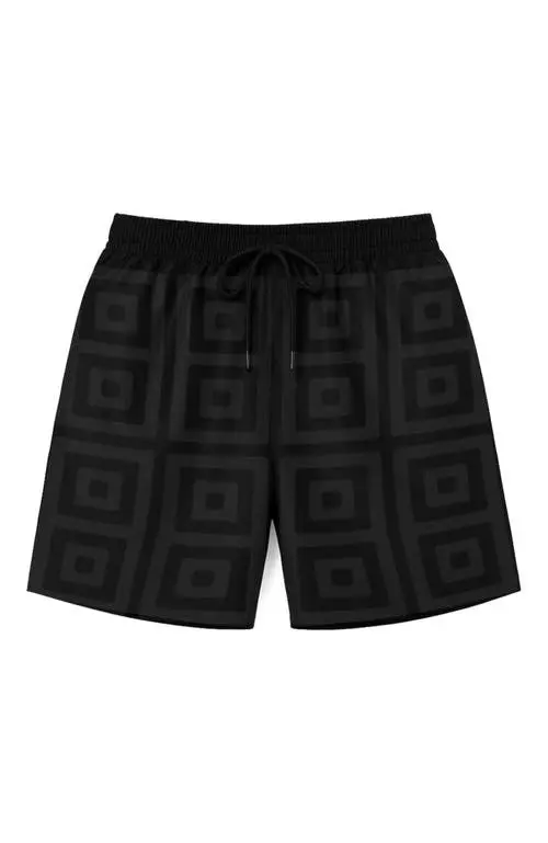 BLVCK Pattern Swim Short