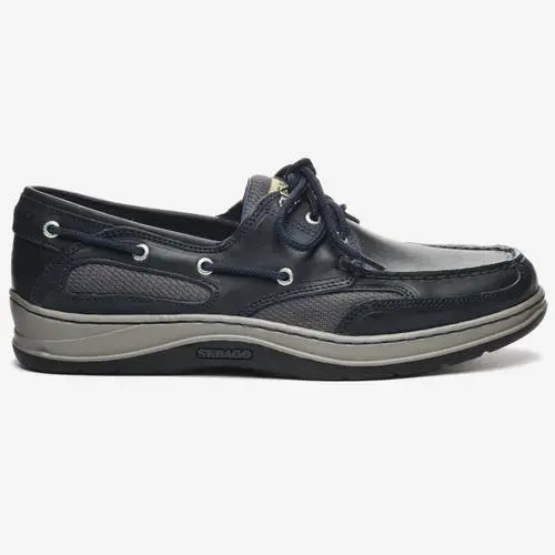 SEBAGO Clovehitch Ii Fgl Waxed Boat Shoes - Blue Navy-dk Grey