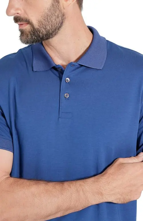 URBAN PERFORMANCE Pima Cotton Tech Polo With Uv Protection - Royal Blue