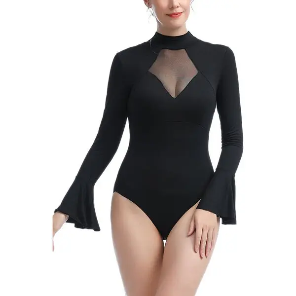 KIMI + KAI Jan Turtleneck Bodysuit - Black
