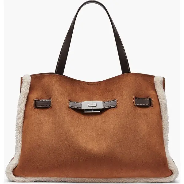 Dkny Bryar Large Satchel - Walnut