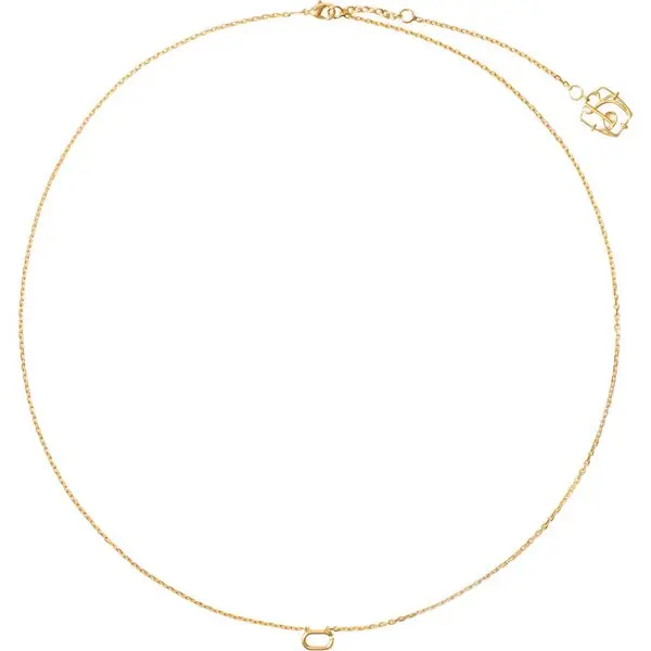 Burberry Charm Fine Chain Necklace - Gold