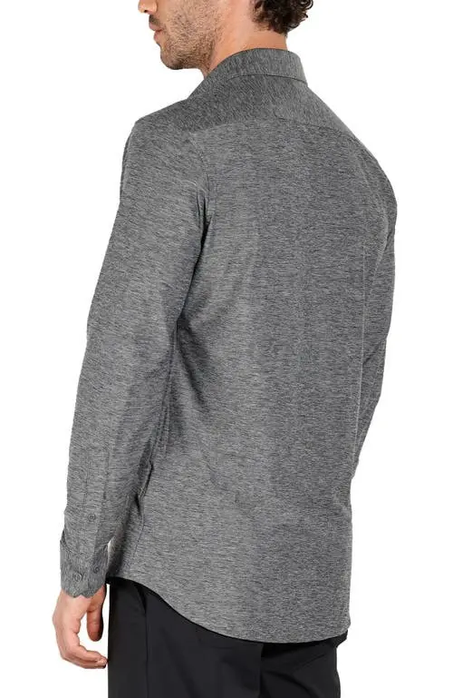 URBAN PERFORMANCE New Melange Long Sleeve Tech Shirt