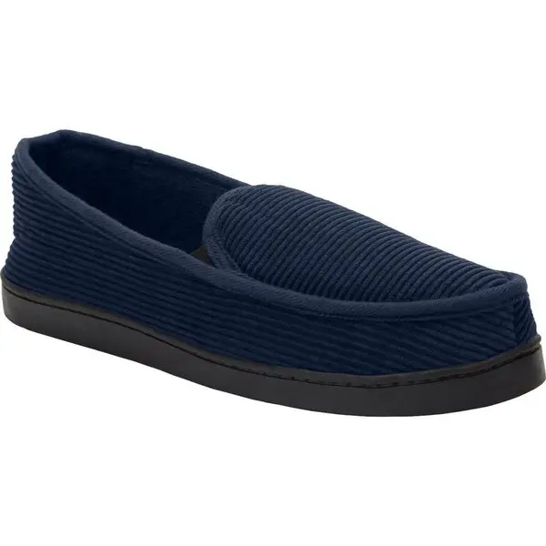 KINGSIZE Cotton Corduroy Slippers - Navy