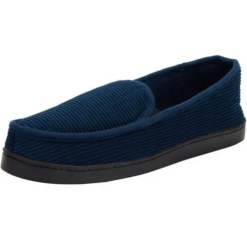 KINGSIZE Cotton Corduroy Slippers - Navy