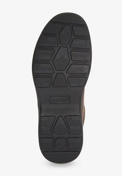 KINGSIZE Double Adjustable Strap Comfort Walking Shoe - Black
