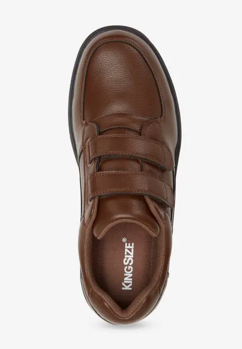 KINGSIZE Leather Walking Shoe - Black