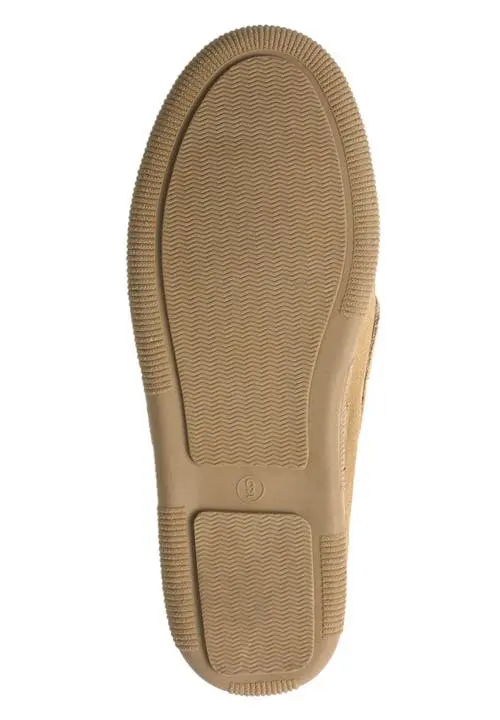 KINGSIZE Suede Tracker Slippers With Rawhide Lacing - Tan