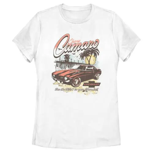 GENERAL MOTORS Chevrolet Camaro Graphic T-shirt - White