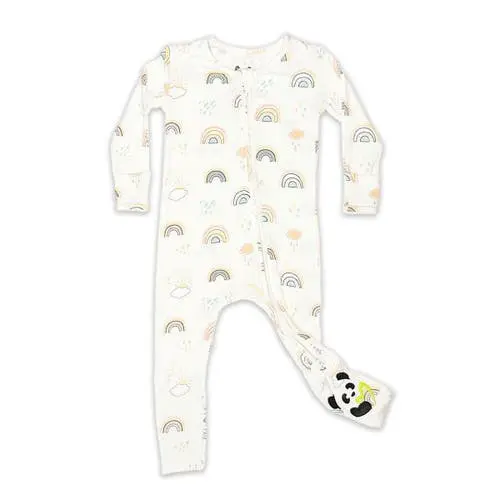 BELLABU BEAR Baby Convertible Footie - Rainbows