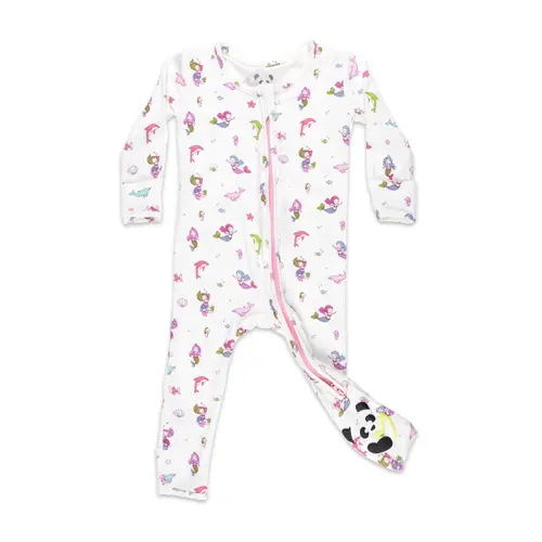 BELLABU BEAR Baby Convertible Footie - Mermaid