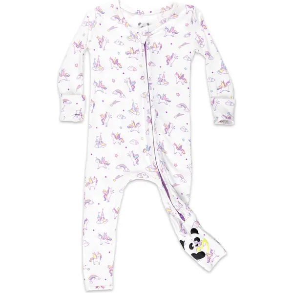 BELLABU BEAR Baby Convertible Footie - Unicorn