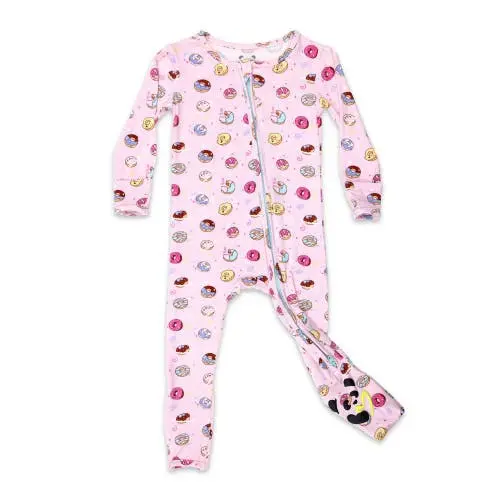 BELLABU BEAR Convertible Footie - Pink Donut
