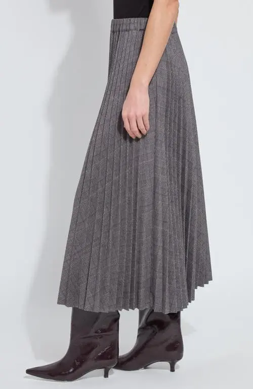 Lyssé Pierra Pleated Ponte Midi Skirt