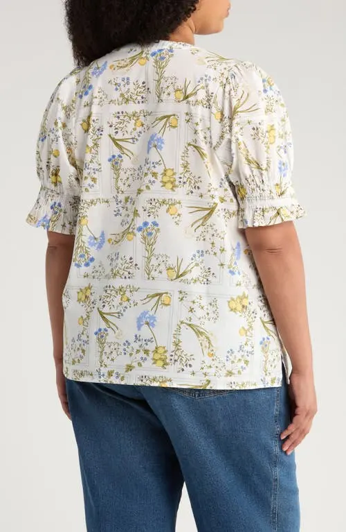 SUGARLIPS Cecily Merryn Floral Cotton Top