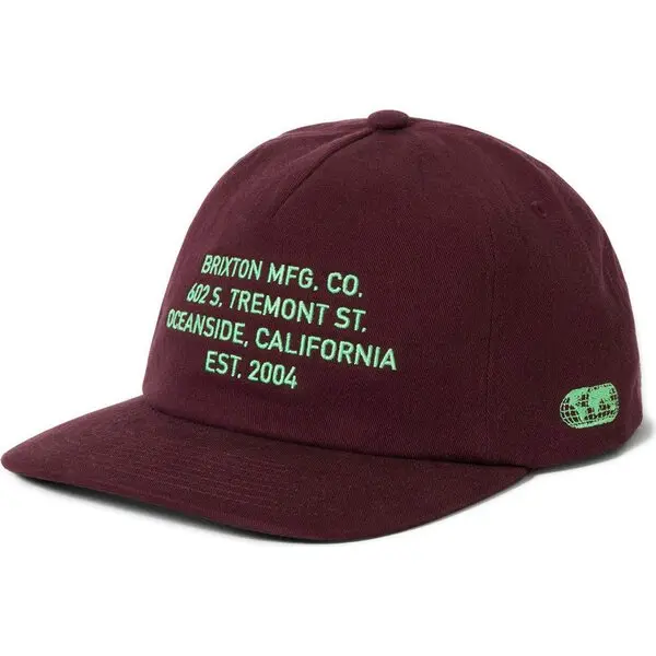 Brixton Union Ii Netplus Snapback Baseball Cap - Port