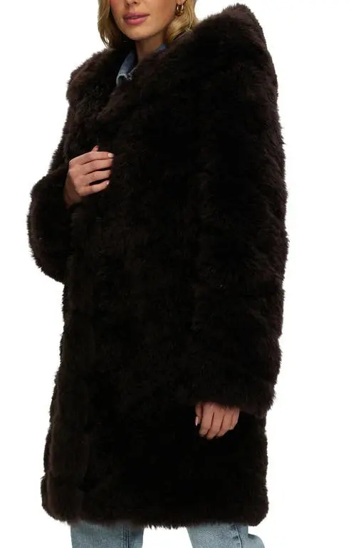 Gorski Shearling Diagonal Parka