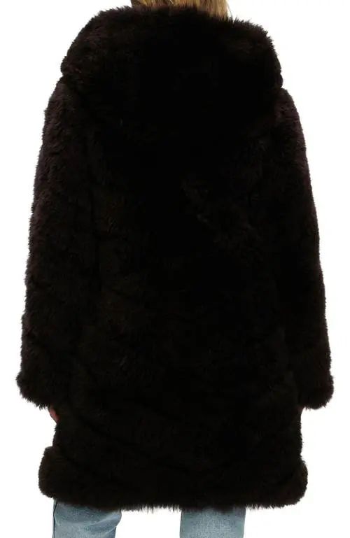 Gorski Shearling Diagonal Parka