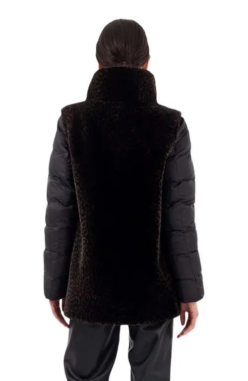 Gorski Shearling Jacket With Detachable Sleeves