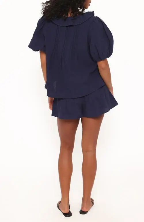 PETAL & PUP Cotton Gauze Shirt & Shorts Set