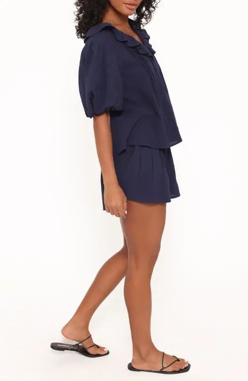 PETAL & PUP Cotton Gauze Shirt & Shorts Set