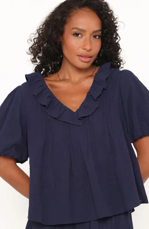 PETAL & PUP Cotton Gauze Shirt & Shorts Set