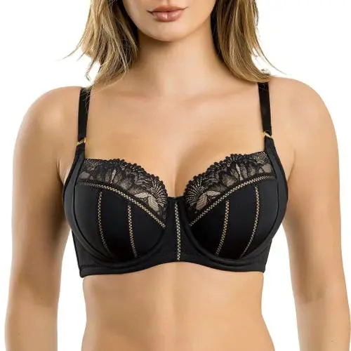Parfait Charlene Padded Balconette Bra - Black