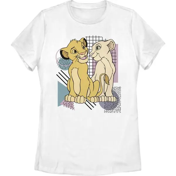 LION KING Bold Retro Cub Graphic T-shirt - White