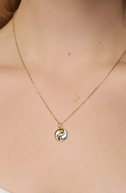 LITTLE SKY STONE Yin Yang Charm Necklace