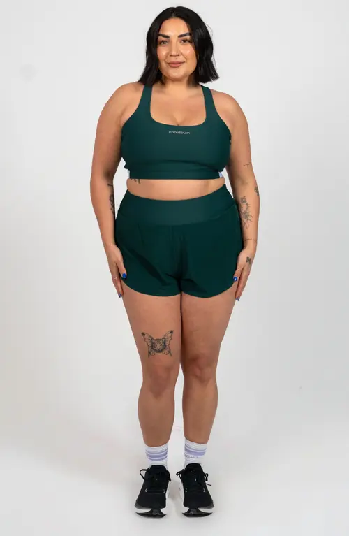 COOLDOWN Molly Shorts - Midnight Green