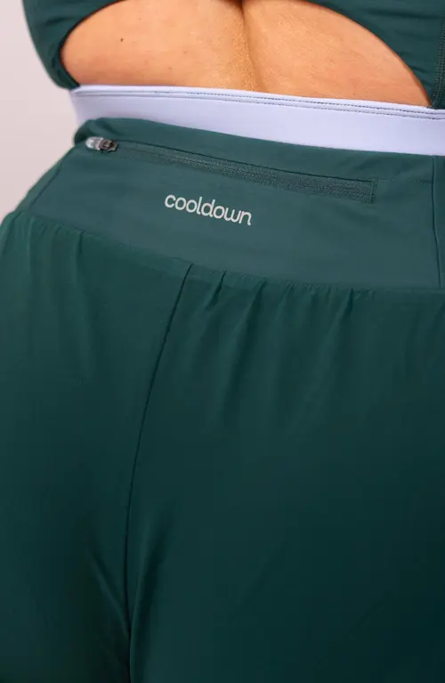 COOLDOWN Molly Shorts - Midnight Green